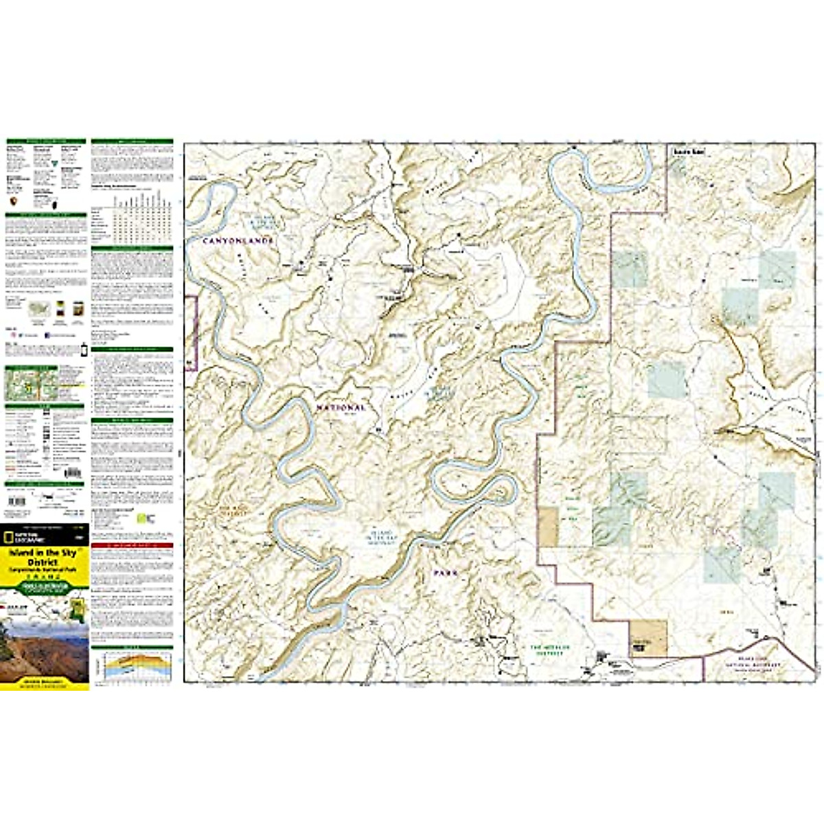 Island in the Sky District: Canyonlands National Park Map (National Geographic Trails Illustrated Map, 310)