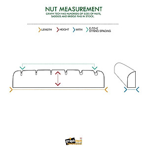 Model 6010-00 Nut Slotted L43.53mm - TUSQ XL