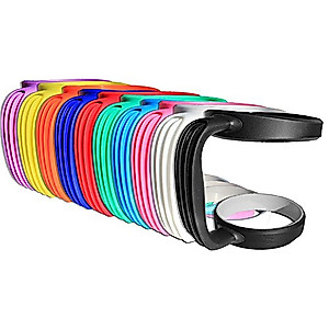 Grip-It YETI Tumbler Cup Handle for 30oz Rambler - Lightweight, Spill Proof Grip For RTIC Cooler Stainless Steel Tumblers, SIC, Ozark Trail & Travel Water Coffee Mugs or Flask - Midnight Black