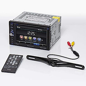 BOSS Audio Systems BVB9358RC Car Stereo System - 6.2 Inch Double Din, Touchscreen, Bluetooth Audio and Calling Head Unit, Aux In, USB, SD, CD Player, AM/FM Radio Receiver, Backup Camera