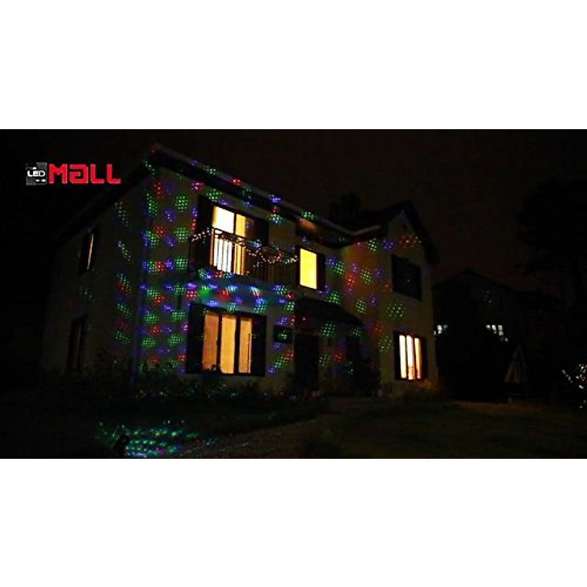 LedMAll® Remote Controllable RGB Moving Laser Outdoor Garden Landscape Light Red, Green and Blue