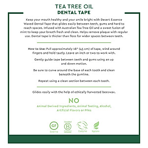 Desert Essence Tea Tree Oil Dental Tape - 30 yds