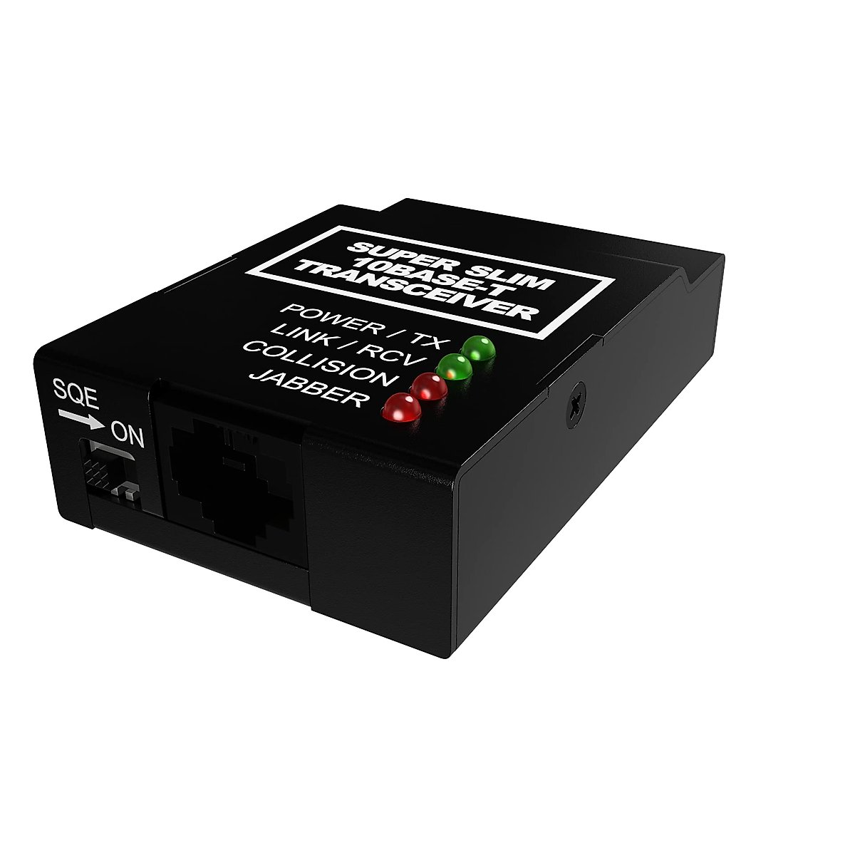 10Base-T RJ45 to 10Base-5 DB15M AUI Type Media Converter | Thick Ethernet Adapter to 10BT UTP RJ-45 Transceiver