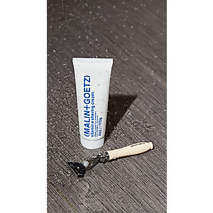 Malin + Goetz Vitamin E Shaving Cream, 8.5 Oz. - Shea Butter Shave Cream, Smooth Refreshing Menthol, Personal Care Products, Vegan & Cruelty Free