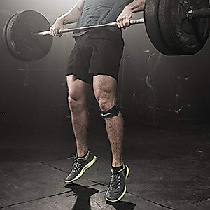 Knee Brace with Side Stabilizers Running Braces Knee Support Knee Braces for Knee Pain Knee Brace for Meniscus Tear Knee Support for Women Men Patella Tendon Strap Knee Wraps Basketball Knee Pad Black