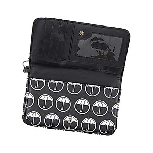 Seven Times Six The Umbrella Academy When Evil Reigns School Crest Bi-Fold Wallet - One Size, Black