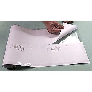 5 Yard Roll of 14" Brodart Fold-On Book Jacket Covers -- Center-Loading, Clear, Mylar, Adjustable