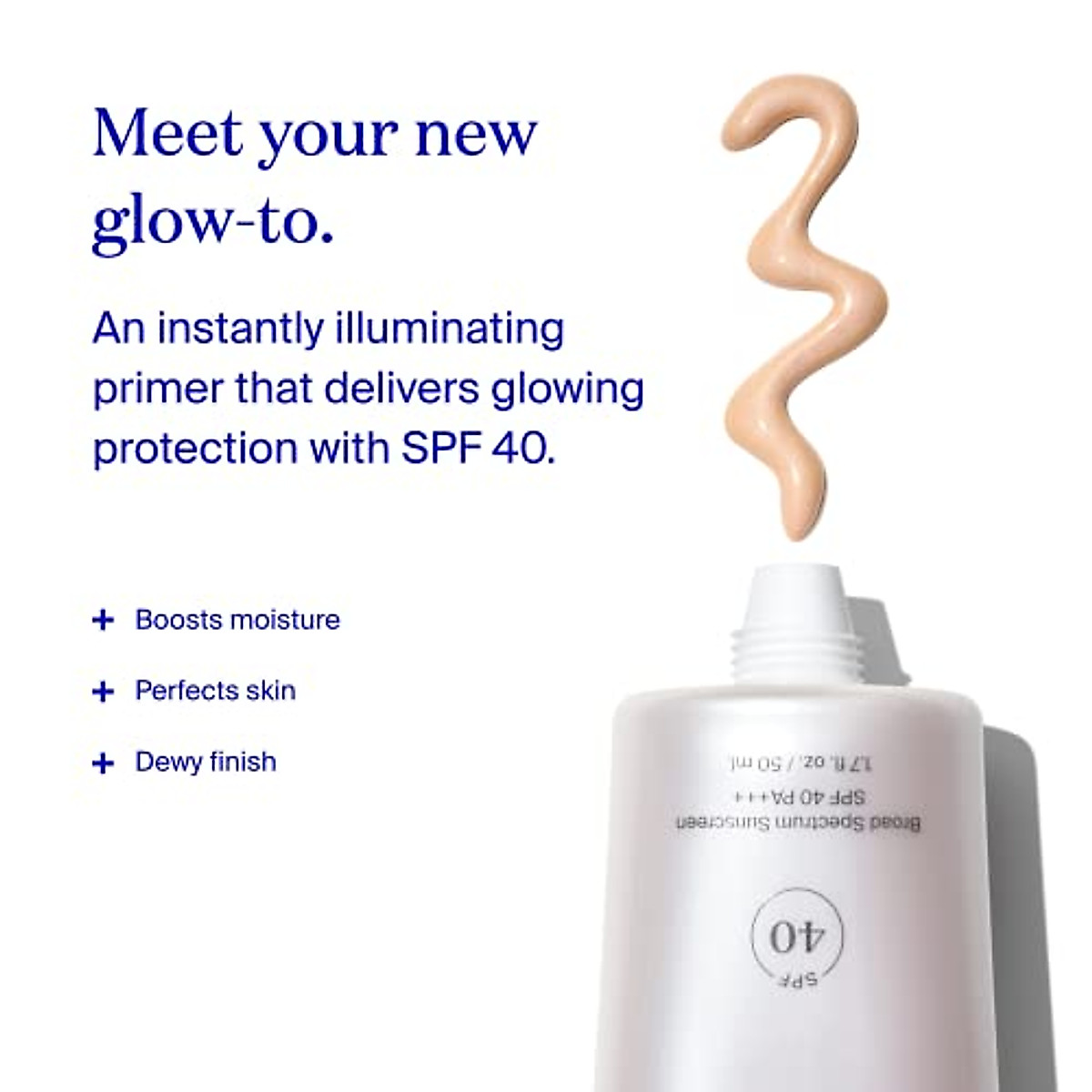 Supergoop! Glowscreen - SPF 40-0.5 fl oz - Pack of 2 - Glowy Primer + Broad Spectrum Sunscreen - Helps Filter Blue Light - Boosts Hydration with Hyaluronic Acid, Vitamin B5 & Niacinamide