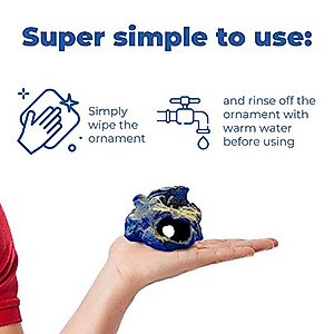 CORISRX BEST OF YOUR LIFESTYLE DR. Moss Aquarium Decorations Cichlid Stone Marine Rock Cave Decor Decorative Fish Tank Freshwater Saltwater for Small Girls Tiny Turtle Reptile