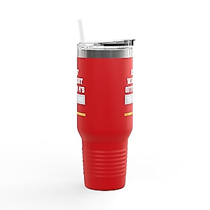 Chief Warrant Officer 4's Travel Mug: Insulated Stainless Steel Tumbler with Handle and Straw, Military Gift (40oz)