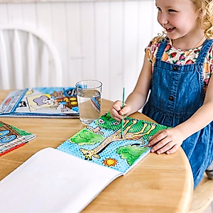Melissa & Doug My First Paint With Water Activity Books Set - Animals, Vehicles, and Pirates - FSC Certified
