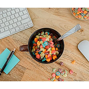 Silver Buffalo Star Wars: The Mandalorian Grogu Snack Time Ceramic Soup Mug | 24 Ounces