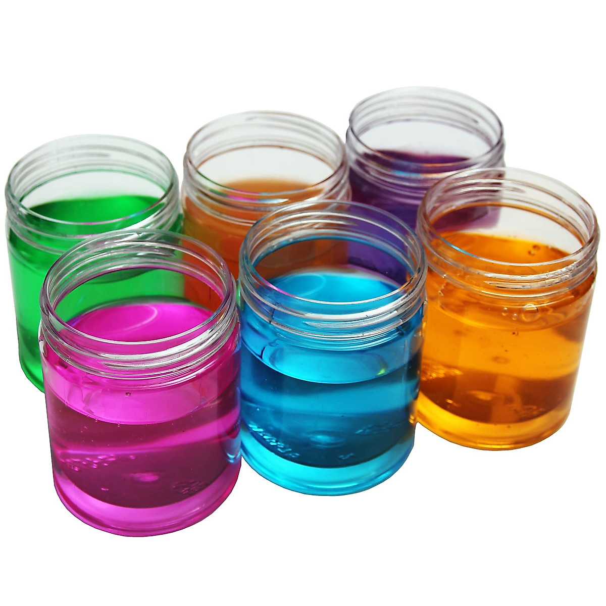 12 Pack 4 oz Plastic Jars,Wide-mouth Clear Storage Containers with Black Lids, Empty Round Clear Plastic Jars with Lids and labels for Body Butter, Bath Salt, Slime and Beauty Products