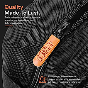 Fitdom Tactical Toiletry Bag Dopp Kit Case For Men. Perfect For Travel & Storage. Fits Large & Small Cosmetic Makeup, Clipper, Toothbrush, Shower, Shaving & Grooming Care. Best Overnight Organizer