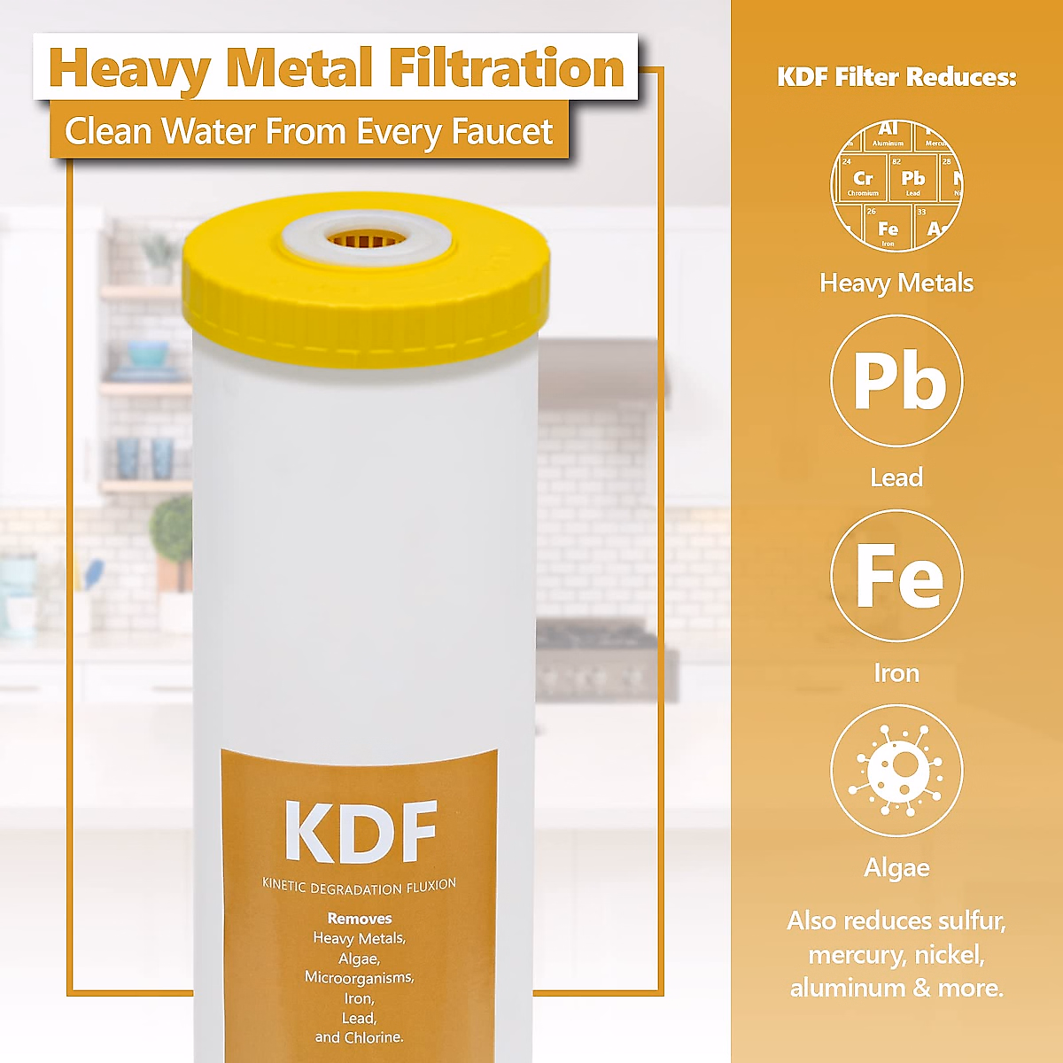 Express Water WH300SCGS Whole House Water Filtration System, Stainless Steel and Express Water Kinetic Degradation Fluxion Replacement Filter