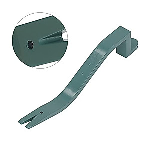 Shingle Removal Tool, High Carbon Steel 29.7cm Length Nail Installer Pry Bar Roofing Repairs Tools Roof Shingle Remover Heavy Duty Nail Puller for Roof Panel Installation and Removal