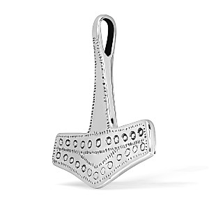 WithLoveSilver Sterling Silver 925 Thor's Hammer Norse Viking Amulet Design Pendant