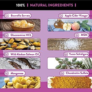 Active Bites - Joint and Hip Support Supplement- A Blend of Chondroitin, MSM, and Glucosamine in Each Tasty Chew - Small, Medium, and Large Dog Breed - Duck Flavor - by Best Friend's Essentials