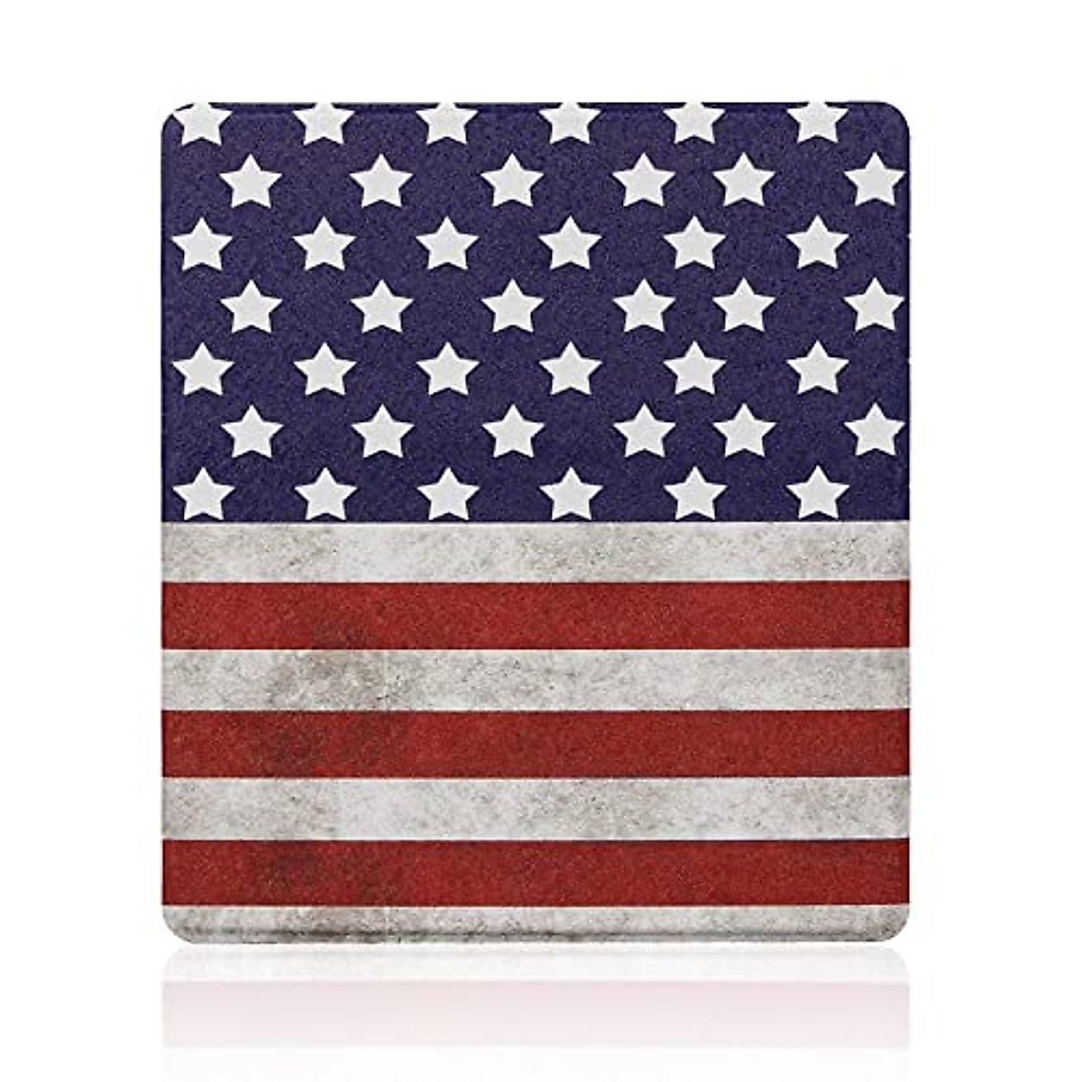 WunM Studio E-Book Protective Cover Case for Kindle Touch 2014 (for Kindle 7 7th Generation) Ereader Slim Protective Cover Smart Case for Model WP63GW Sleep/Wake Function/Painted Flag