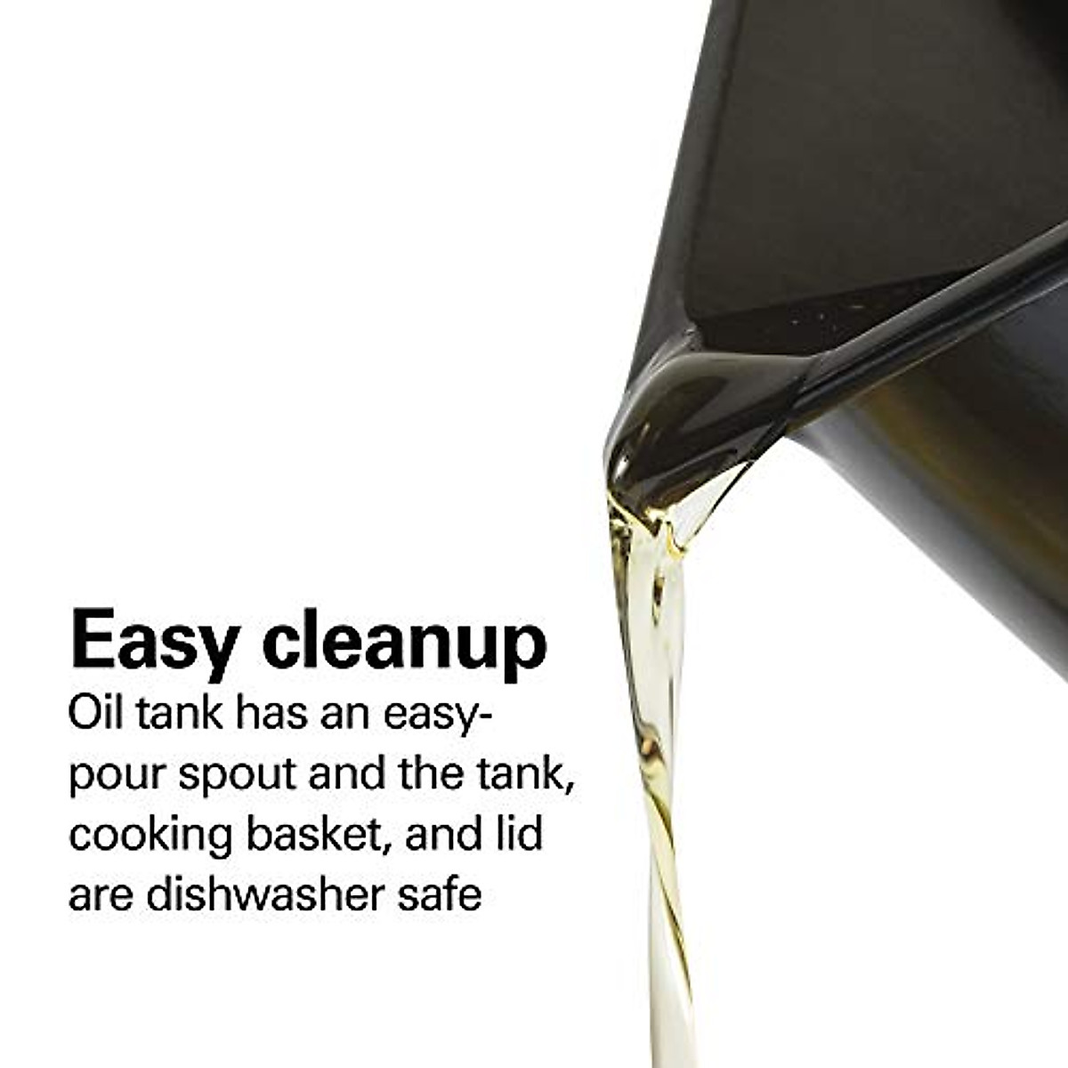 Hamilton Beach 35042 Professional Style Electric Deep Fryer, XL Frying Basket, Lid with View Window, 1800 Watts, 21 Cups / 5 Liters Oil Capacity, Stainless Steel