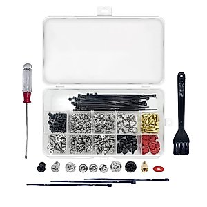 KOMBIUDA 1 Set Computer Screw Combination Screws Bolts for Computer Screws for Assembling Computer Screw Assortment Kit Computer Case Screws Kits Cable tie Stainless Steel Chassis