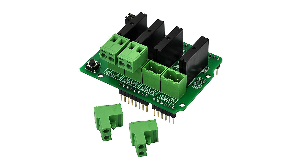 Solid State Relay Board for Arduino Projects