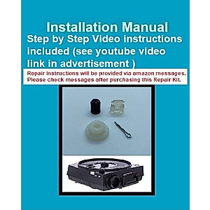 Repair Kit for Kodak Carousel Slide Projector with Focus Motor - Does Not Advancing