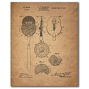 Optometrist Patent Wall Art Prints - Set Of 6 Eye Doctor Vintage Photos