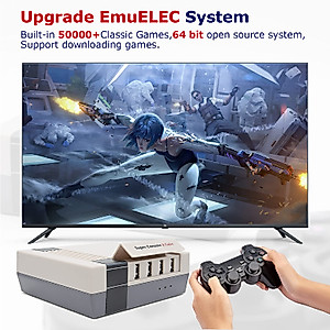 Kinhank Retro Game Console,Super Console X Cube with 41,000+ Video Games, Classic Mini Gaming Systems for TV,Plug and Play,Compatible with 50+ Emulators,Support 4K HD/AV Output