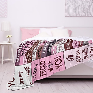 Pozevan Goddaughter Gifts from Godmother Godfather, Baptism Gifts for Girl, Birthday Gifts for Goddaughter, Goddaughter Baptism Gifts, God Daughter Gifts from Godmother, Blanket (60x50 Inches)