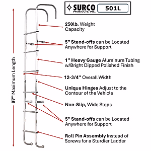 Surco 501L Universal Motorhome Ladder