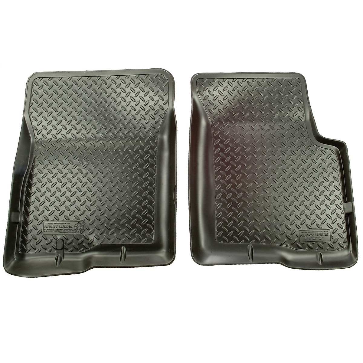 Husky Liners Classic Style Series | 1995 - 2001 Ford Explorer, 1994 - 1997 Ford Ranger, 1994 - 1997 Mazda B2300/B4000, 1997 - 2001 Mercury Mountaineer | Front Floor Liners, Black | 33721