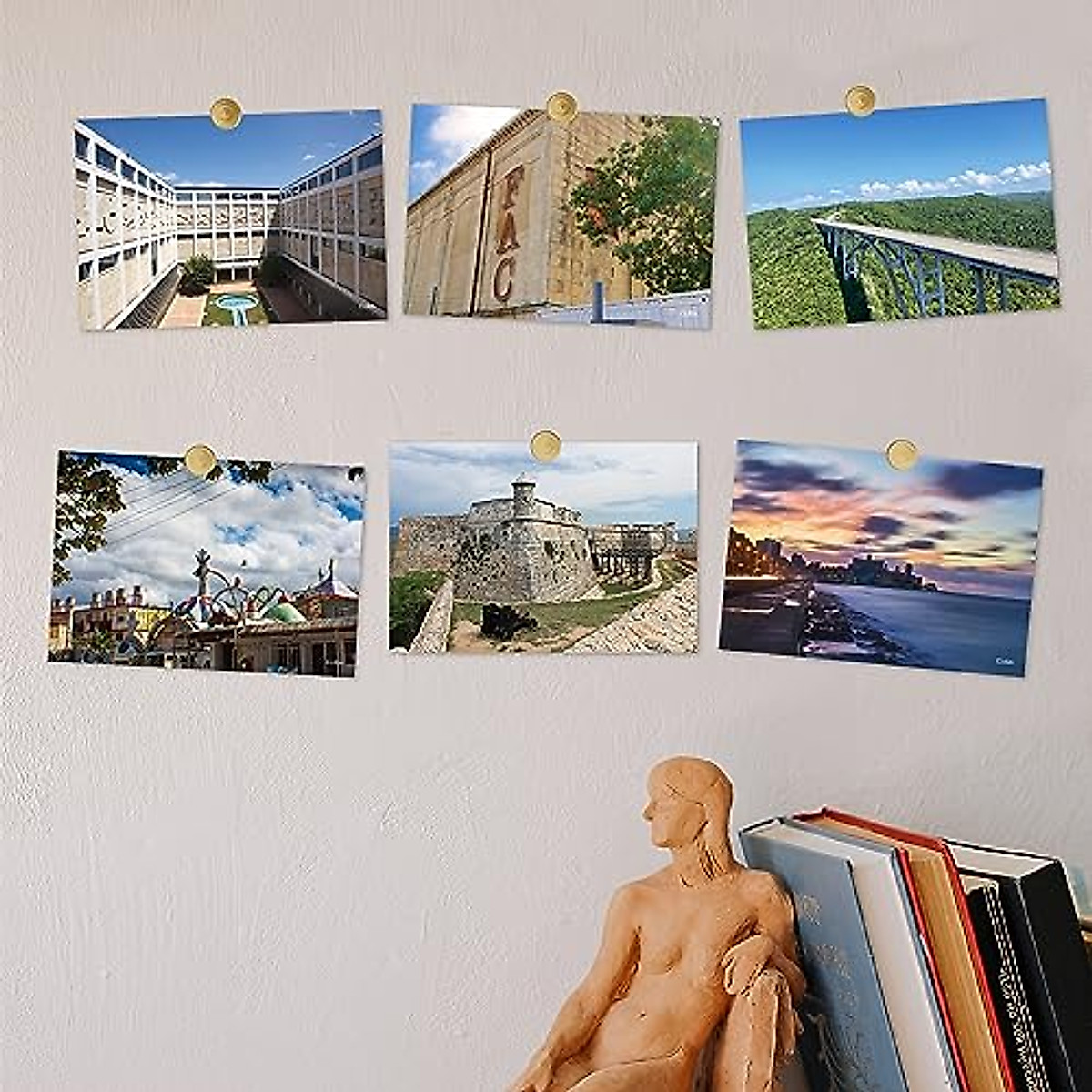 Dear Mapper Cuba City Landscape Postcards Pack 20pc/Set Postcards From Around The World Greeting Cards for Business World Travel Postcard for Mailing Decor Gift