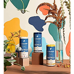 La Colombe Oatmilk Coffee - Draft Latte, Coffee Caramel, 9 Fl Oz (Pack of 12)