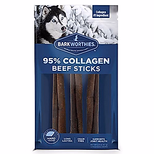 Barkworthies Collagen Sticks (6-Inch, 3-Count) - Great Tasting, Highly Digestible, Single Ingredient, Dog Chew