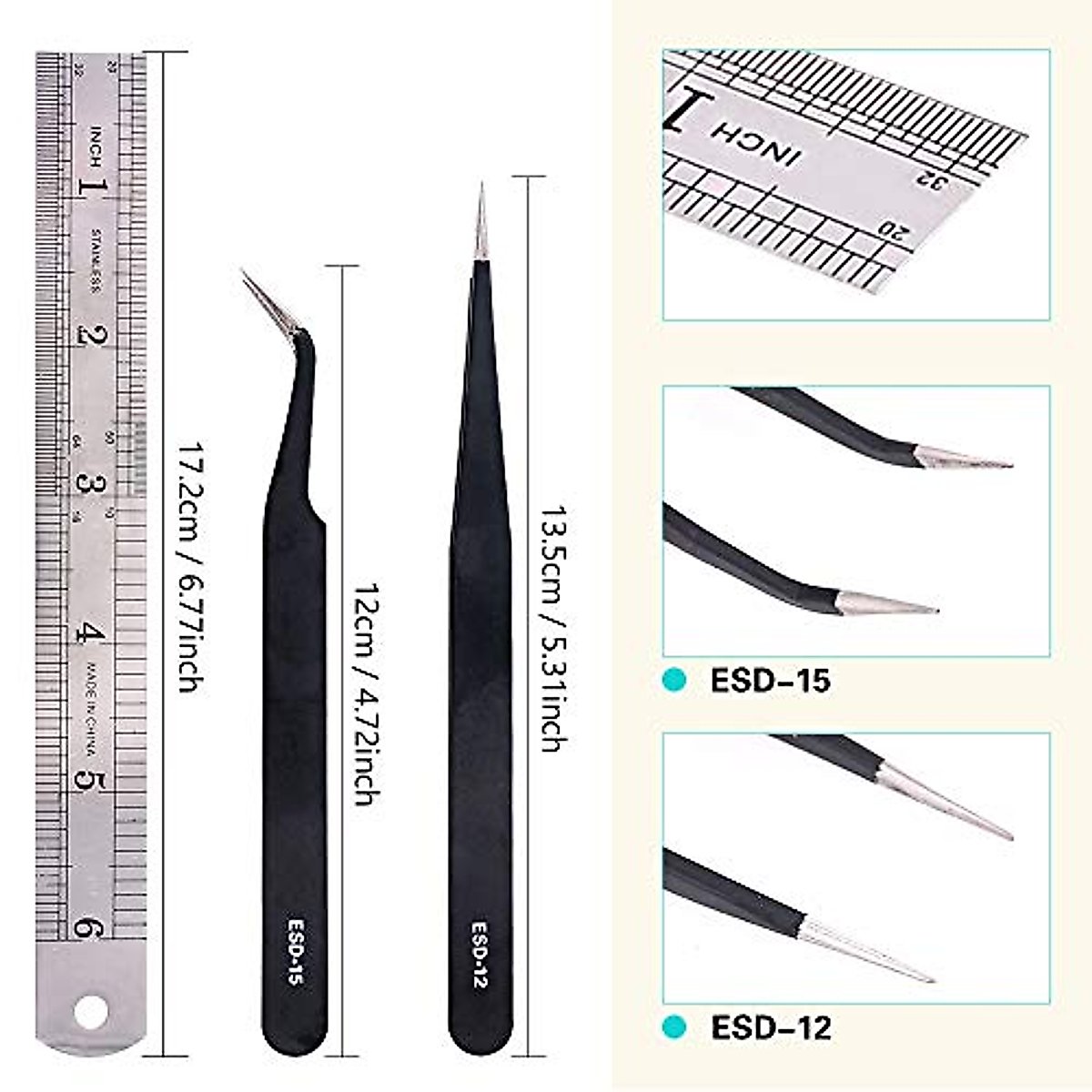 Swpeet 29Pcs Compatible for Gundam Modeler Basic Tools with Duty Plastic Container, Professional Kit Replacement for Gundam Model Tools Building Beginner Hobby Model Assemble Building