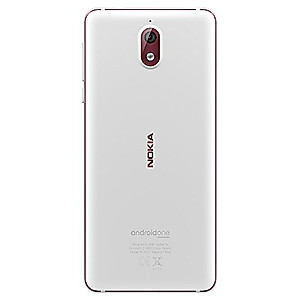Nokia 3.1 - Android 9.0 Pie - 16 GB - Dual SIM Unlocked Smartphone (AT&T/T-Mobile/MetroPCS/Cricket/Mint) - 5.2" Screen - White - U.S. Warranty