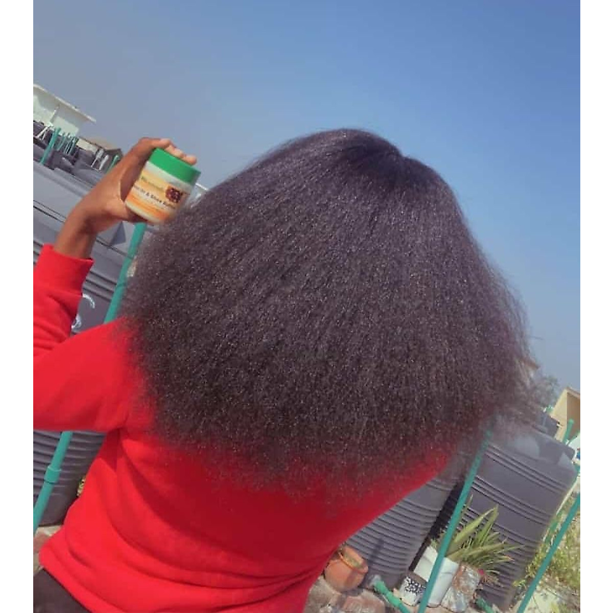 MGL Naturals Coconut Oil and Shea Butter Natural Hair Food made with organic ingredients. Nourish and moisturize hair for growth, softness, shine, manageability and protect against hair damage.