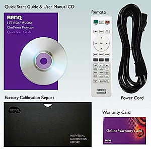 BenQ HT3550 4K Home Theater Projector for Movie Lovers with DCI-P3 - (Renewed)