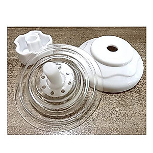 DANXQ Manual Tighten Adjustment Rotary Nut Screw Suction Cup,with Exhaust Groove,for Bathroom/Kitchen/Aquarium,Diameter 6.5 CM,Screw Diameter 8 mm