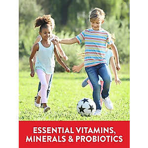 Nature's Truth Kids Multivitamin Gummies with Probiotics | 60 Count | Berry Punch Flavor | Vegetarian, Non-GMO, and Gluten Free Supplement