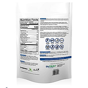 BioTrust Low Carb Lite, 20 Grams of Grass-Fed Whey Protein Isolate, 100 Calories, ProHydrolase Digestive Enzymes, Non-GMO, Free from Soy and Gluten, rBGH-Free (14 Servings) (Orange Cream)