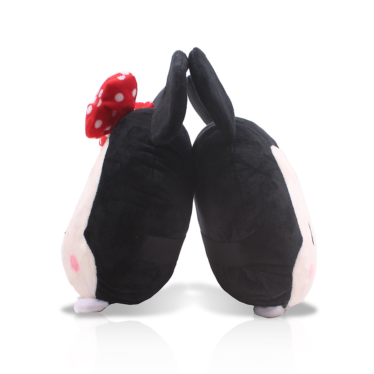 2 Pcs Set Mickey Minnie Plush Neck Rest Head Support Cushion Pillow for Car Travel