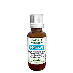 OLLOPETS Dental Care, Organic Homeopathic Remedy for All Pets, 1 Fl Ounce