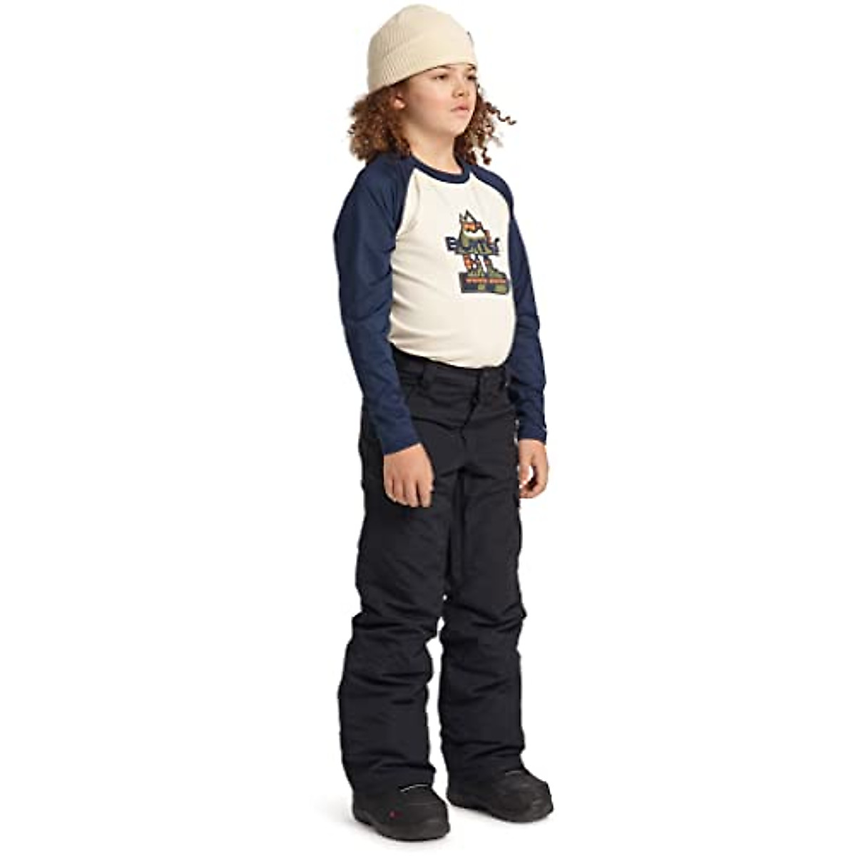 Burton Boys' Exile Cargo Snow Pant, True Black W20, Medium