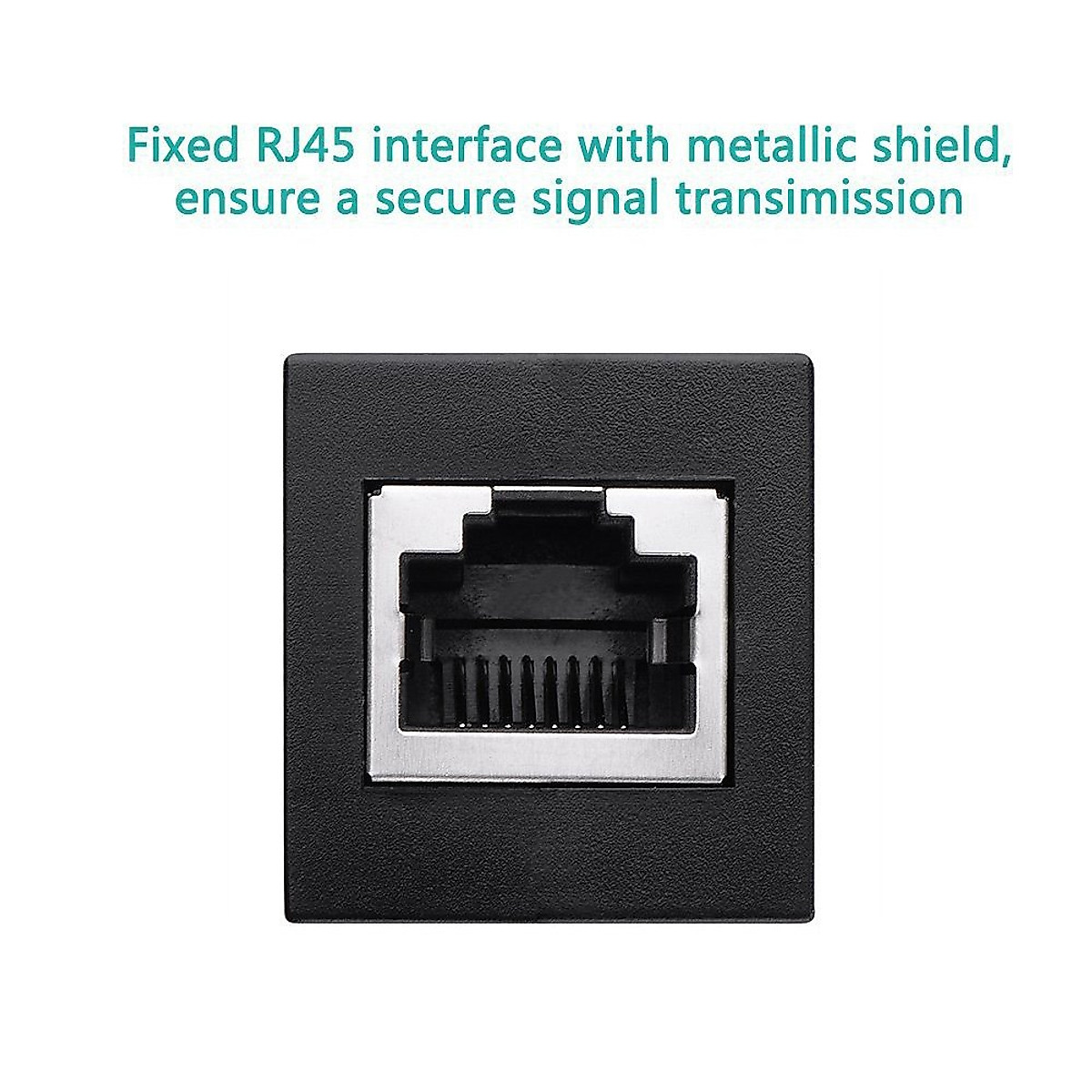 Oxsubor RJ45 Coupler Ethernet Connectors Interface Cat 7 Cat6 Cat5 Cat5e RJ45 8P8C Network Keystone Jack in-Line Coupler Ideal for Extending The Ethernet Cables Female to Female (2PACK)