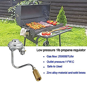 GTVICKY 5010000743 Gas Regulator Replacement Parts Compatible with Coleman Regulator Assembly C001, 1LB Grill Regulator Replacement Compatible with Coleman Roadtrip LEX, LXX Series Portable Grill