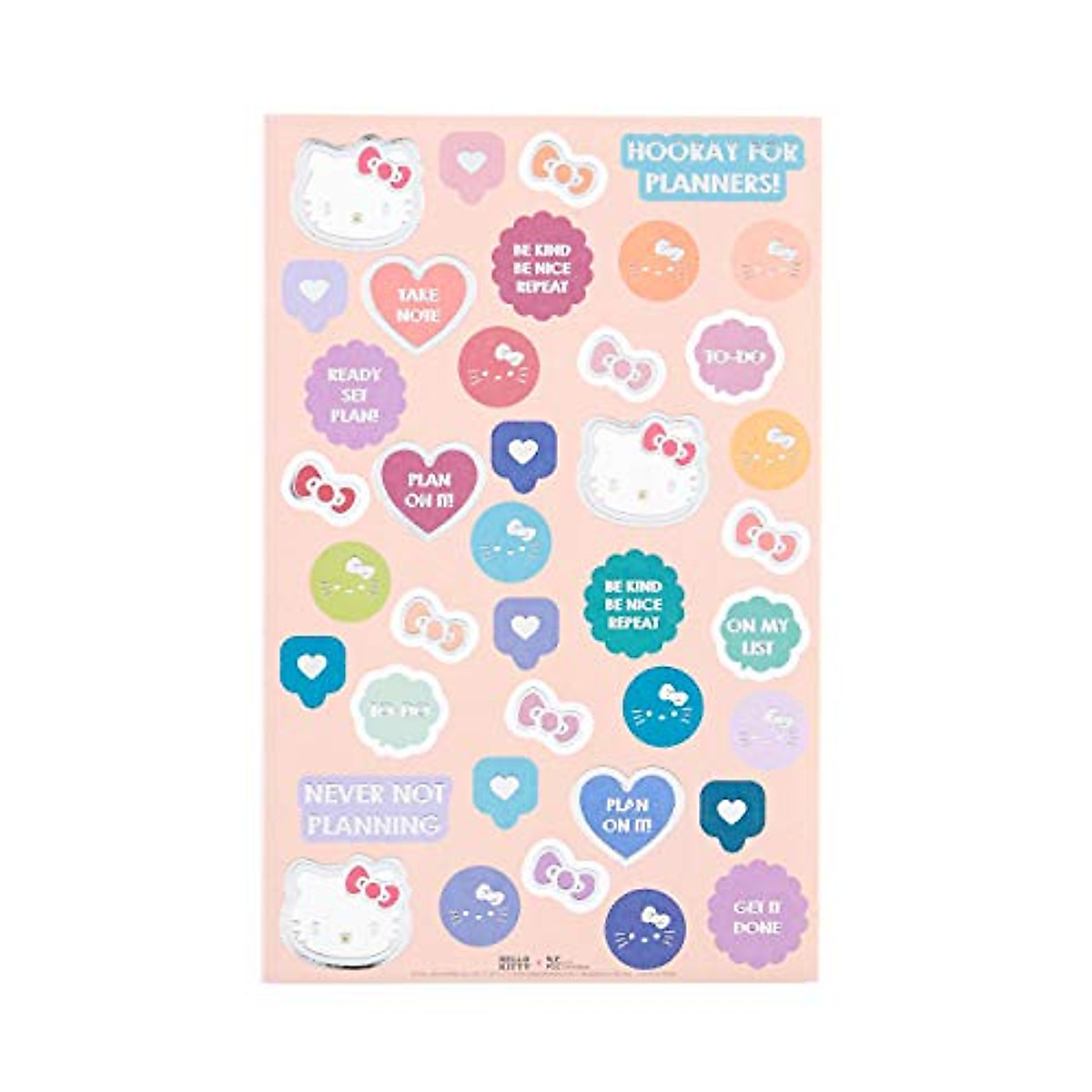 Hello Kitty x Erin Condren Designer Sticker Pack - 3 Pack, 95 Stickers Total, Fun and Cute Stickers for Customizing Planners, Notebooks, Calendars and More