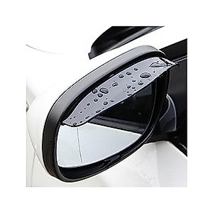 ATpu Car Rear View Mirror Eyebrow for Volvo S40 S60 S70 S80 S90 V40 V50 V60 V90 XC60 XC70,2pcs PV-C Car Back Mirror Eyebrow Rain Cover Sticker