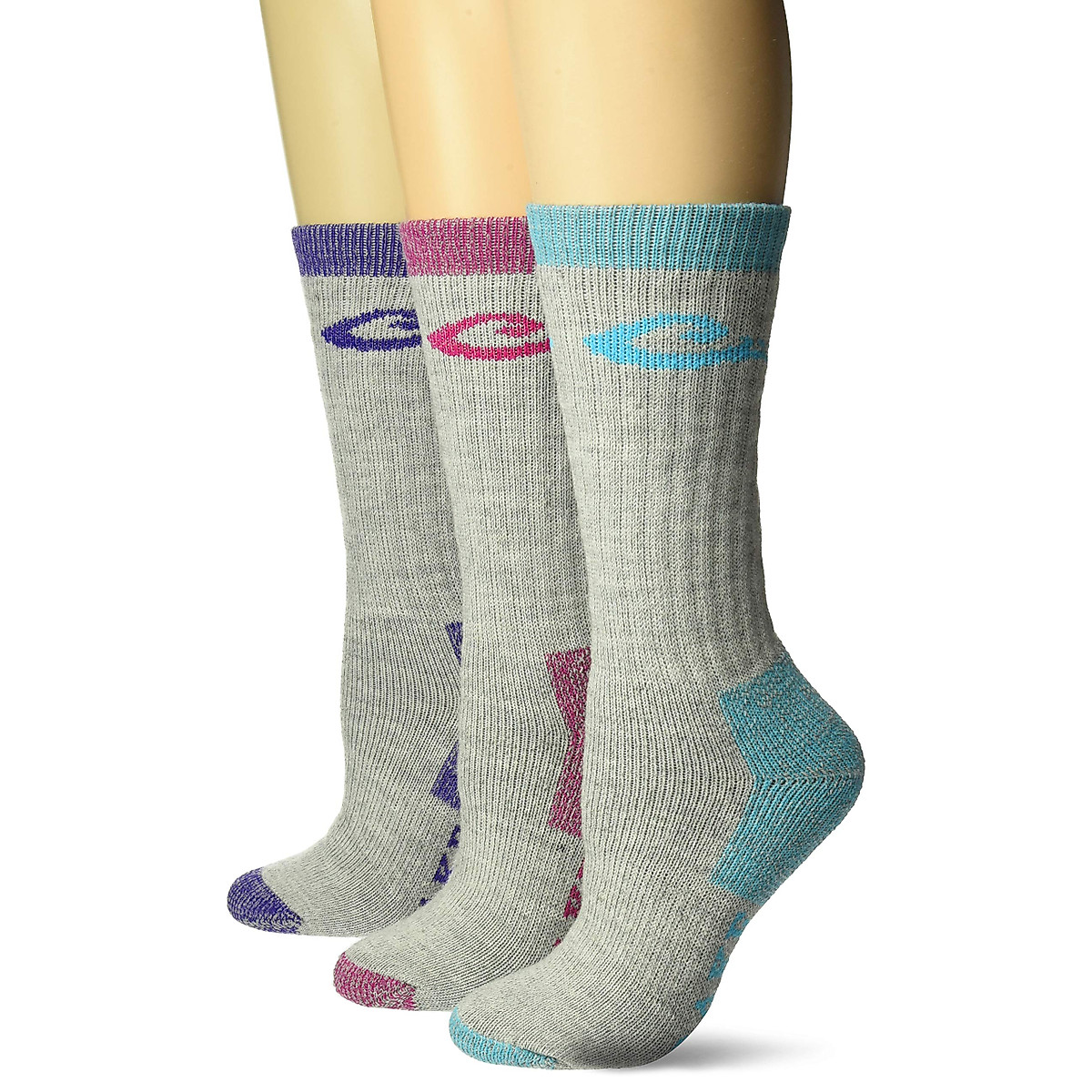 Drake Unisex-Adult Gift Box Merino Wool Heavyweight Crew Boot Socks 3 Pair Pack, Assorted, Medium